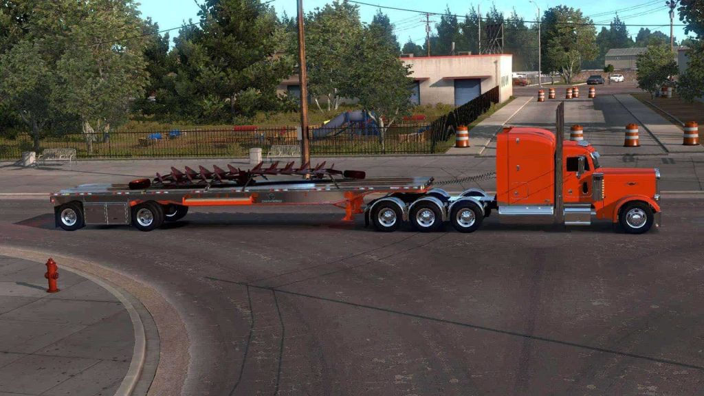 Manac Darkwing Flatbed v1.48 ATS - ETS2 / ATS Mod