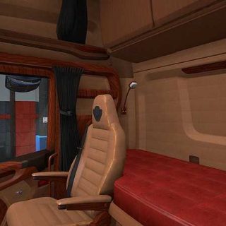 Scania S Wood Interior v1.48 ETS2 - ETS2 / ATS Mod