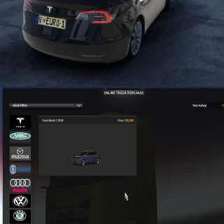 Tesla Model 3 Performance v1.0 ETS2 - ETS2 / ATS Mod