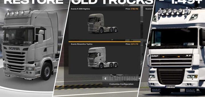 ETS2 Lastwagen Mods | Euro Truck Simulator Karten Lastwagen