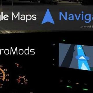 Google Maps-Navigationspaket für ProMods Canada v1.6 ATS - ETS2 / ATS Mod