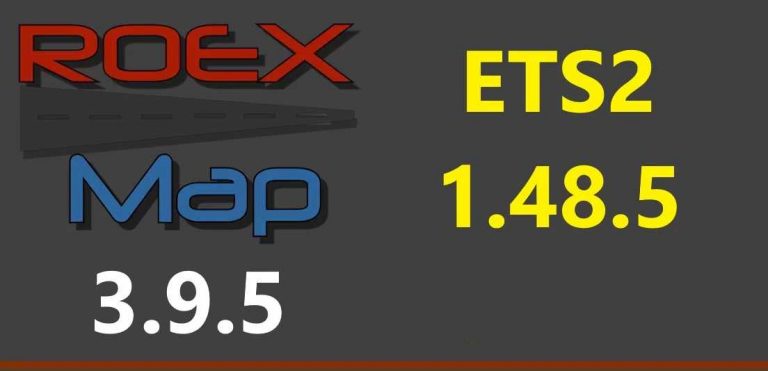 Karte von Roextended v3.9.5 Premium 1.48.5 ETS2 - ETS2 / ATS Mod