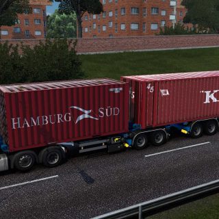 D-TEC FLEXI-TRAILER CONTAINER TRAILER SMALL FIX 1.49.x ETS2 - ETS2 ...