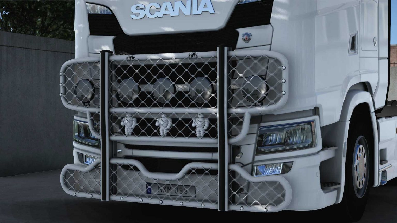 Scania Hypro Bullbar für NG v1.0 1.49 ETS2 - ETS2 / ATS Mod