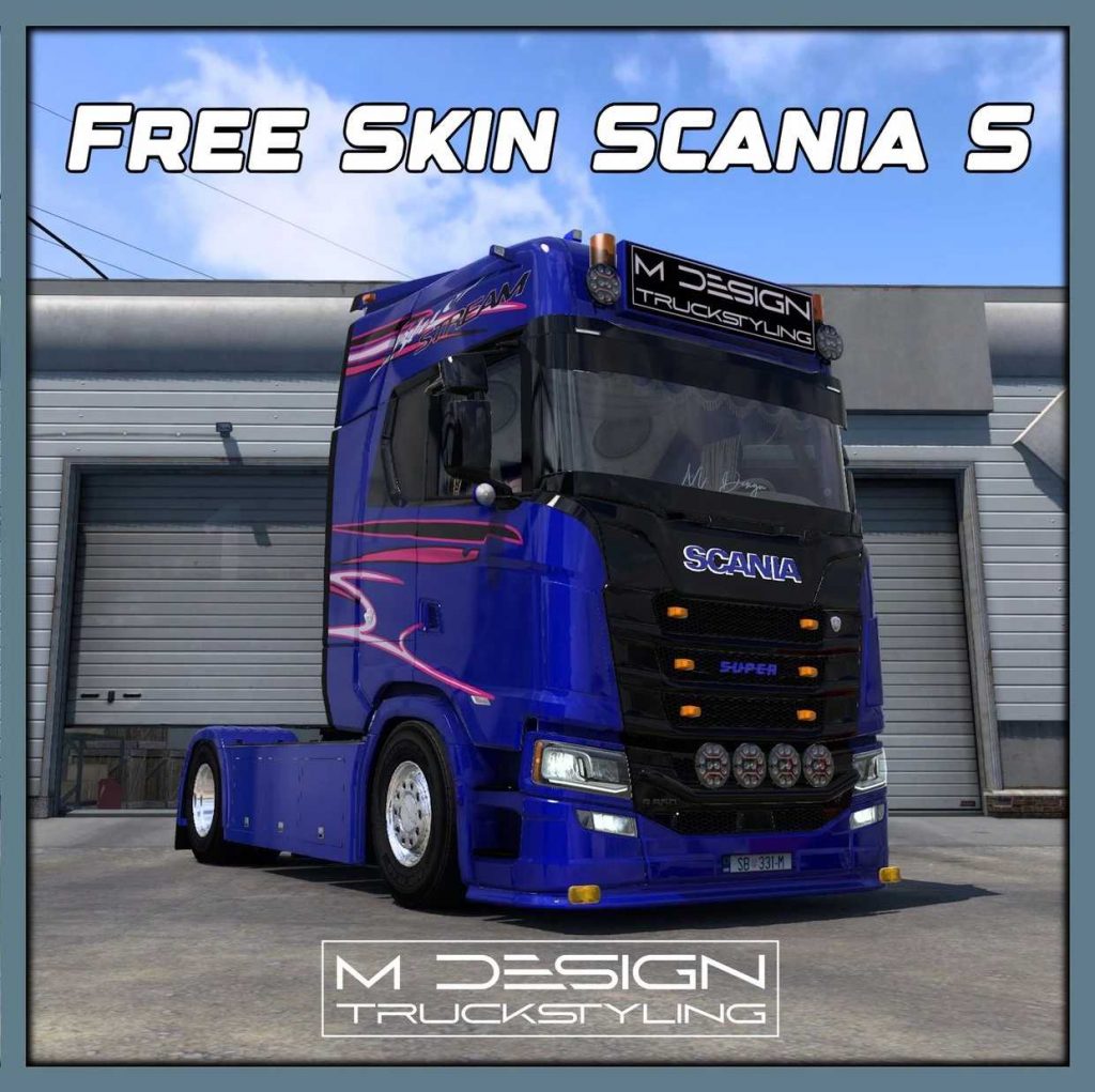 Skin M_Design v1.0 ETS2 - ETS2 / ATS Mod