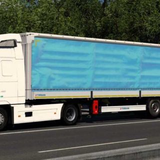 Tirsan (DLC) Türkise Haut 1.49 ETS2 - ETS2 / ATS Mod