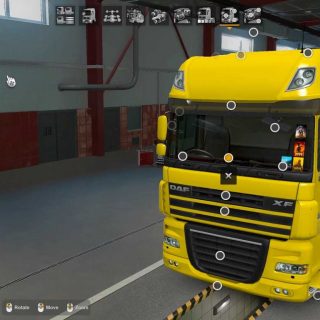 Daf XF 105 Windows Sticker Pack v0.2 ETS2 - ETS2 / ATS Mod