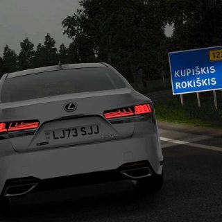 Lexus LS 500 F-Sport 2018 v1.2 1.49 ETS2 - ETS2 / ATS Mod