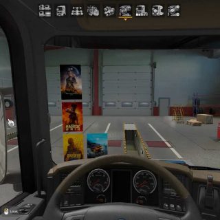 Scania 2009 Windows Sticker Pack v0.2 ETS2 - ETS2 / ATS Mod