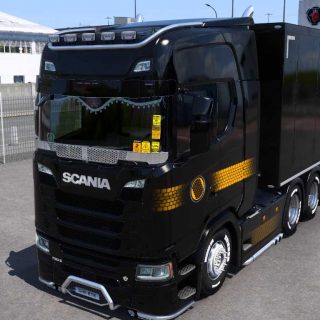 Scania Windows Sticker Pack v0.1 ETS2 - ETS2 / ATS Mod