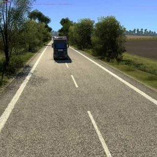 Asphalt verbessert v2.0 ETS2 - ETS2 / ATS Mod
