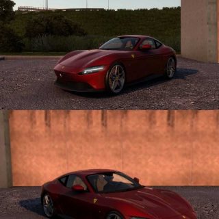 Ferrari Roma 2021 v2.0.2 1,49 ATS - ETS2 / ATS Mod