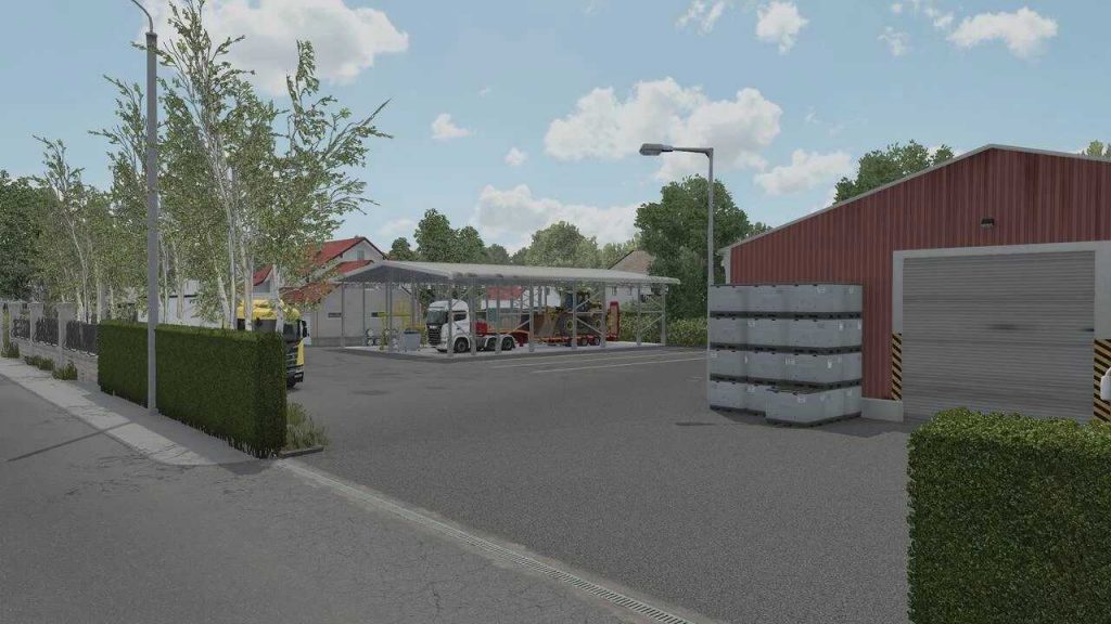 Haus mit Lager in Rostock v1.1 1.49 ETS2 - ETS2 / ATS Mod
