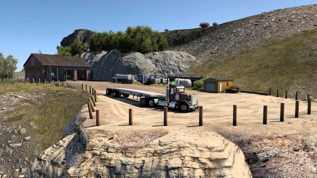Lakeview Mountain Yard 1,49 ATS - ETS2 / ATS Mod
