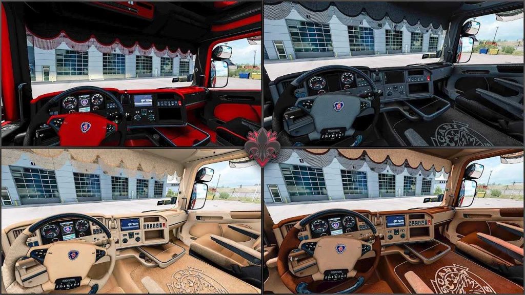 Scania RJL Interior Bundle 1.49 ETS2 - ETS2 / ATS Mod