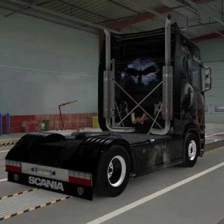 Scania S NG Black Crow Airbrush Skin v1.0 ETS2 - ETS2 / ATS Mod