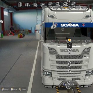 Scania Windows Sticker Pack v0.3 ETS2 - ETS2 / ATS Mod