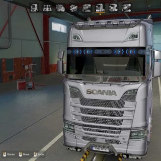 Scania Windows Sticker Pack v0.4 ETS2 - ETS2 / ATS Mod