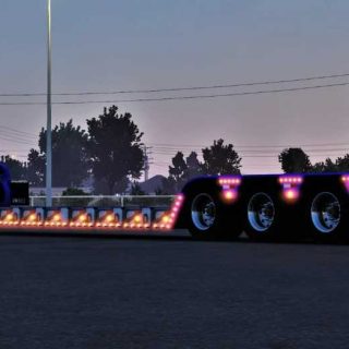 SCS Lowboy Trailer Zubehörpaket v1.0 ATS - ETS2 / ATS Mod