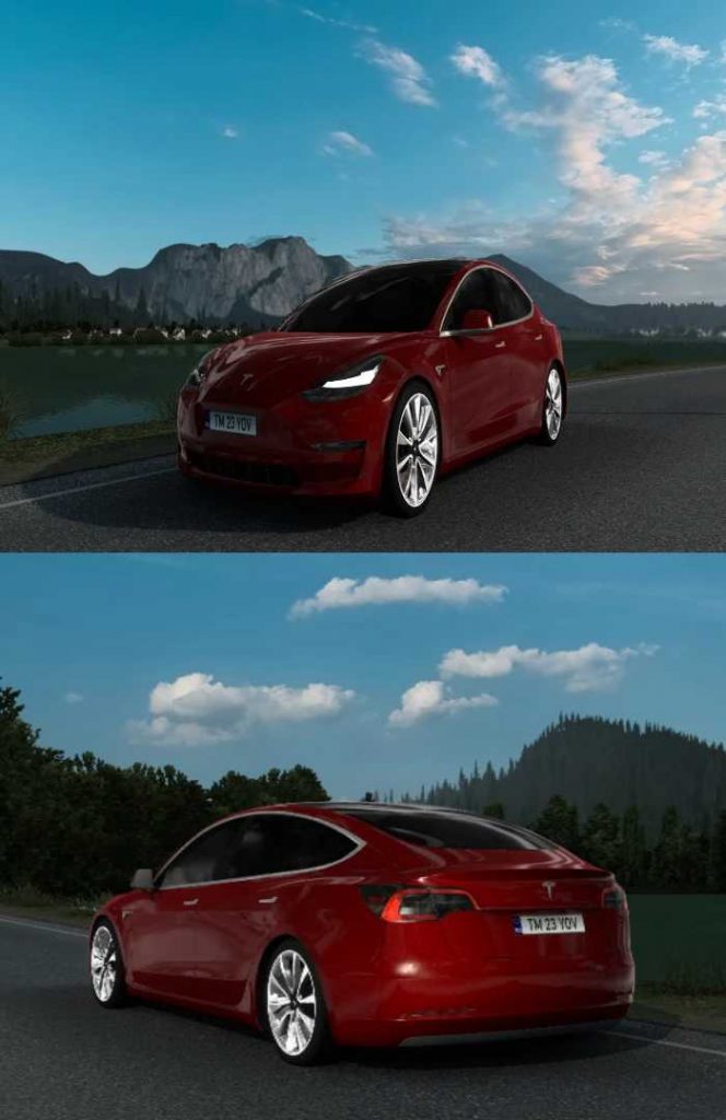 Tesla Model 3 Performance (2021) 1,49 ATS - ETS2 / ATS Mod