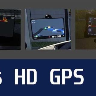 Tjs HD GPS Mod v1.4.3 1.49 ETS2 - ETS2 / ATS Mod