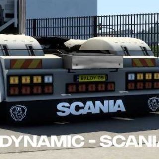 Truck Dynamic Mudflaps v1.0 1.49 ETS2 - ETS2 / ATS Mod