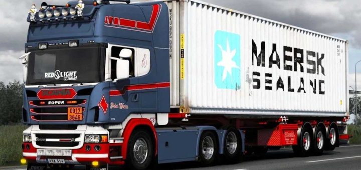 PACK 9 EIXOS 1.54 ETS2 - ETS2 / ATS Mod