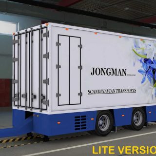 FLOWER SHUTTLE BDF TRAILER 1.49.x ETS2 - ETS2 / ATS Mod