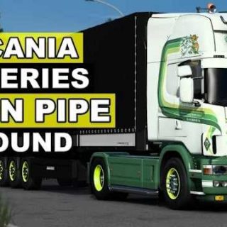 Scania R4 (RJL) Open Pipe von Rudi v1.0 1.49 ETS2 - ETS2 / ATS Mod