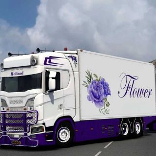 Scania S500 Flower Shuttle v1.0 1.49 ETS2 - ETS2 / ATS Mod