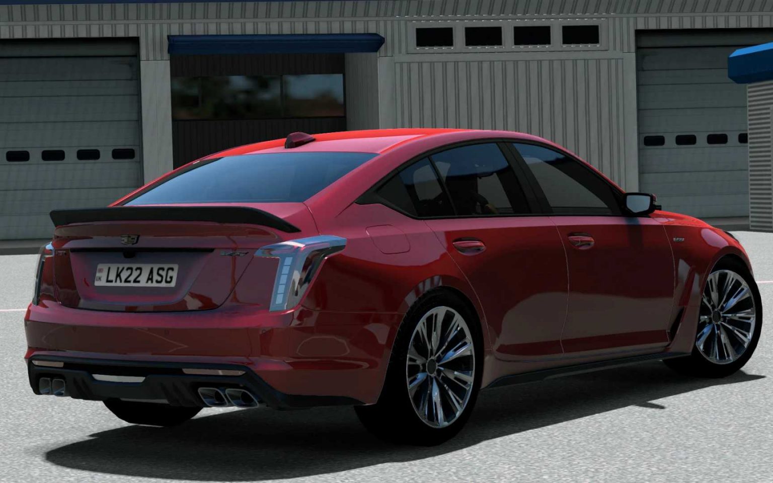 Cadillac CT5-V Black Wing 2022 V1.2 1.49 ETS2 - ETS2 / ATS Mod