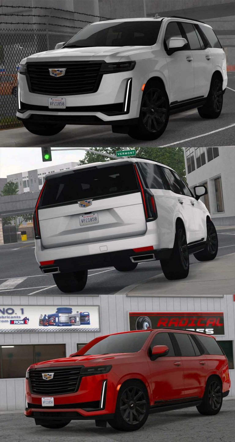 Cadillac Escalade 2021 V1.3 1.50 ETS2 - ETS2 / ATS Mod