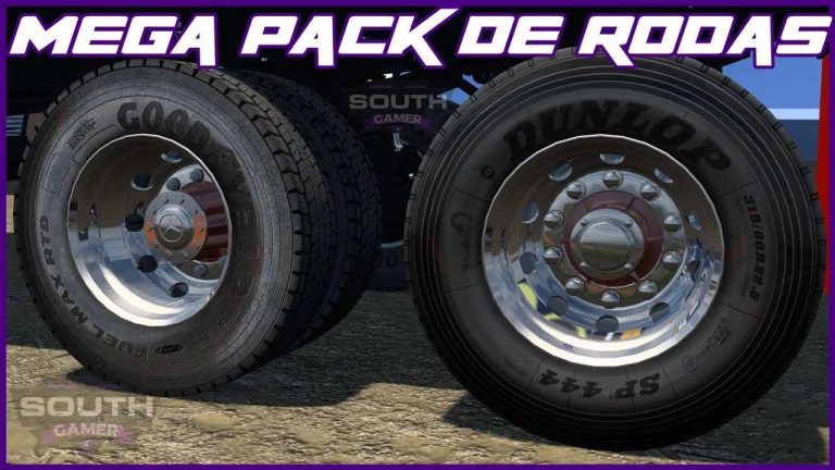 MEGA PACK MIT REIFEN UND FELGEN V1 V1.49 ETS2 - ETS2 / ATS Mod