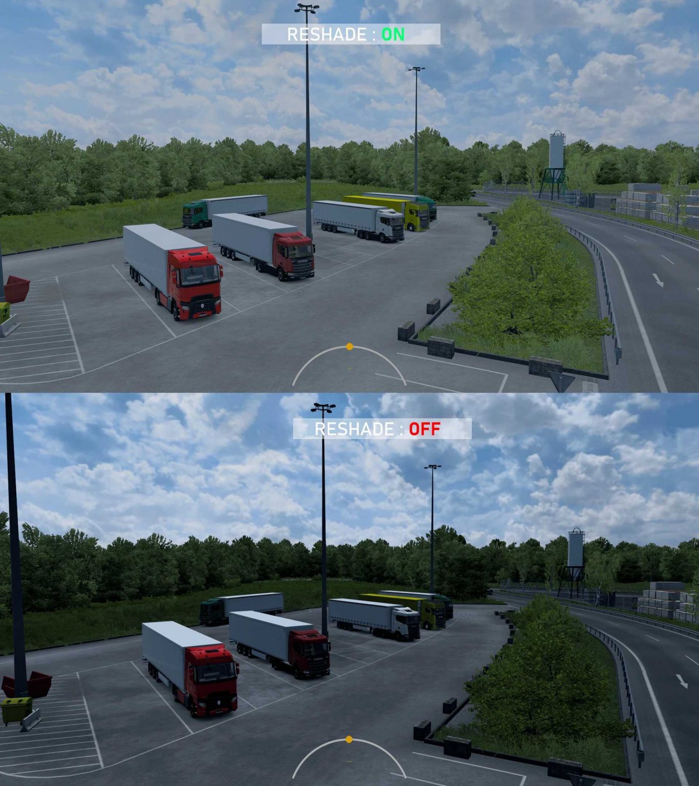 ReShade-Grafik-Add-on v1.0 ETS2 - ETS2 / ATS Mod