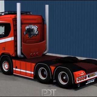 Scania R650 + Anhänger Kleinjan Transport v12 1.49 ETS2 - ETS2 / ATS Mod