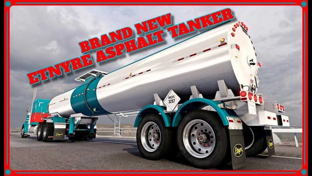 Etnyre Asphalttanker 1,50 ATS - ETS2 / ATS Mod