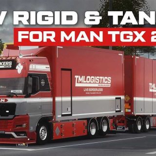 Rigid Addon für MAN TGX 2020 von Kast v1.1 1.50 ETS2 - ETS2 / ATS Mod