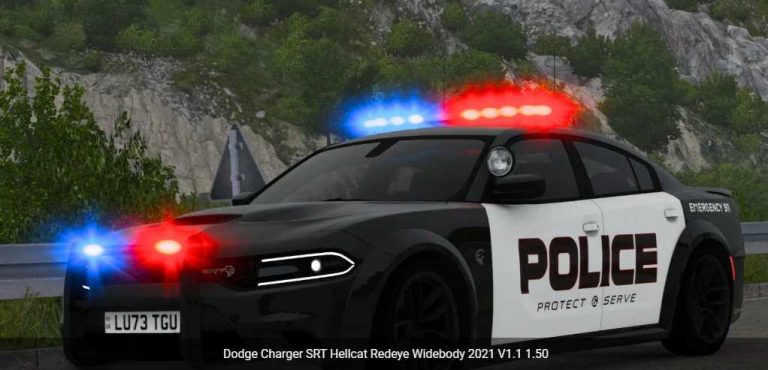 Dodge Charger SRT Hellcat Redeye Widebody 2021 V1.1 ETS2 - ETS2 / ATS Mod