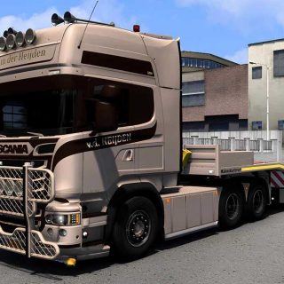 Scania R580 Van der Heijden + Anhänger v3.2 ETS2 - ETS2 / ATS Mod