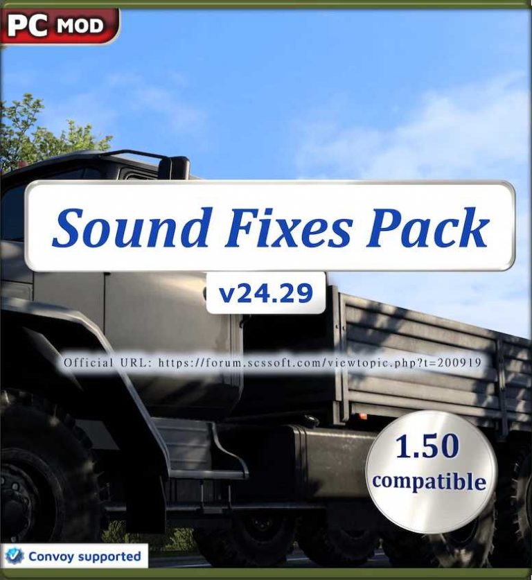 Sound-Fixes-Paket v24.29 ATS - ETS2 / ATS Mod