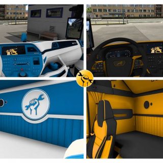 Insanux Custom Interior für MAN TGX 2020 v1.50 ETS2 - ETS2 / ATS Mod
