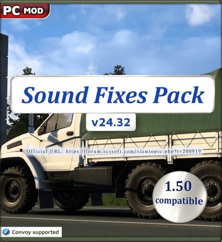 Sound Fixes Pack v24.32 ATS - ETS2 / ATS Mod