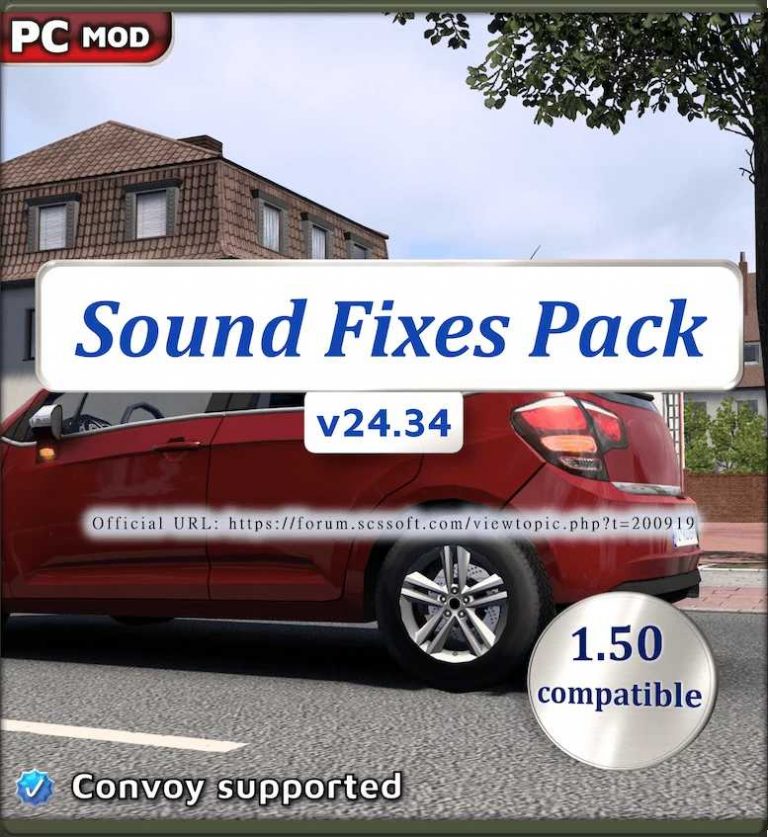 Sound-Fixes-Paket v24.34 ETS2 - ETS2 / ATS Mod