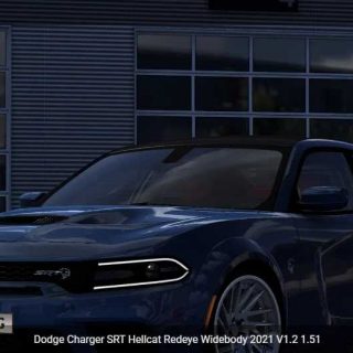 Dodge Charger SRT Hellcat Redeye Widebody 2021 V1.2 ETS2 - ETS2 / ATS Mod