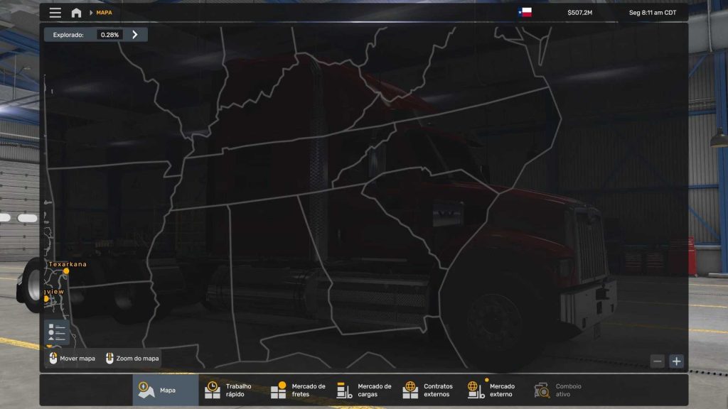 DRAG MAP 28 08 2024 1.0 1.51 ATS - ETS2 / ATS Mod