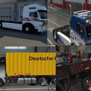 Mercedes Benz-SK v2.0 1.51 ETS2 - ETS2 / ATS Mod