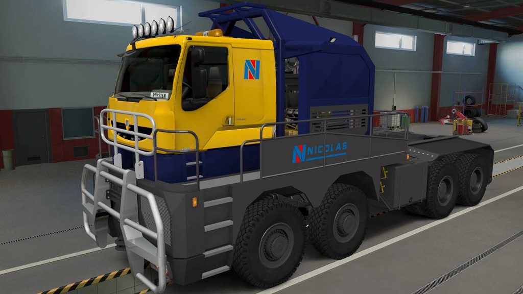 Renault KERAX TRACTOMAS 8X8 v2.1 1.51.x ETS2 - ETS2 / ATS Mod