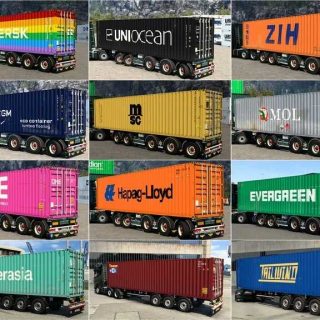 Arnooks Container Pack Hotfix v19 1.51 ETS2 - ETS2 / ATS Mod