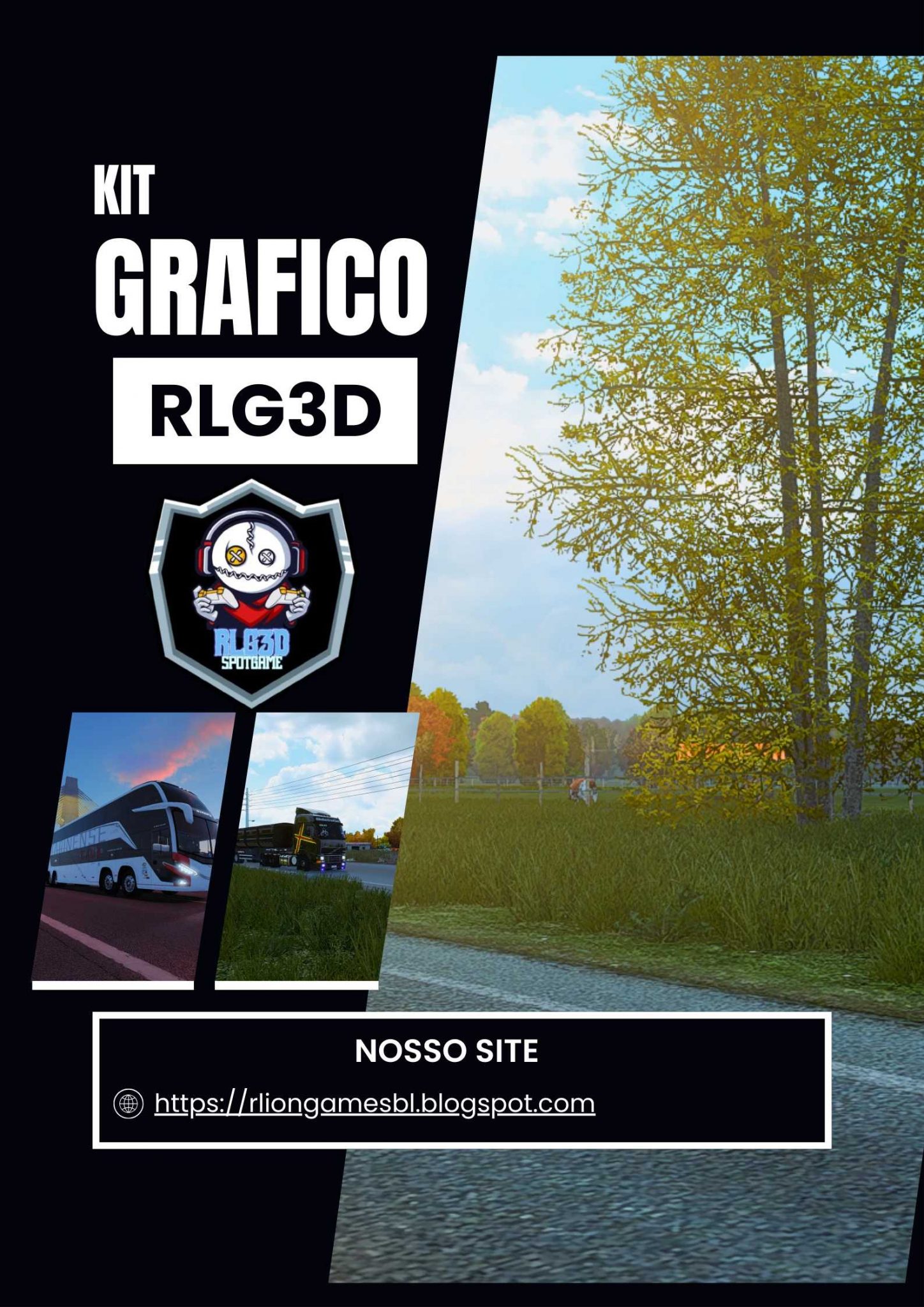 KIT GRAFIK FÜR RLG3D KOSTENLOS 1.51 ETS2 - ETS2 / ATS Mod