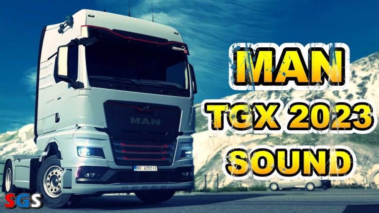Man TGX 2023 D2676 Motorsound v1.1 1.52 ETS2 - ETS2 / ATS Mod